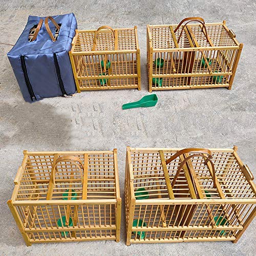 Creative Handmade Birdcage One Grid Two Grids Bird House Pet Supplies Store Transport Square Home Outdoor Decoration
