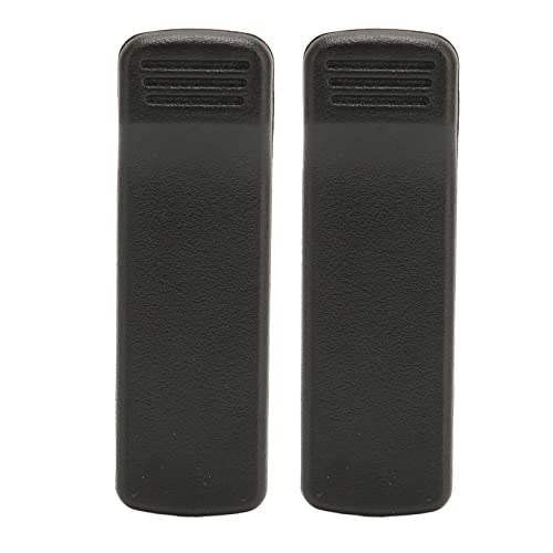 Jeanoko 2 Way Radio Belt Clip, Plastic Portable Replacement Radio Belt Clip Easy Installation Black for CP040 for Radius