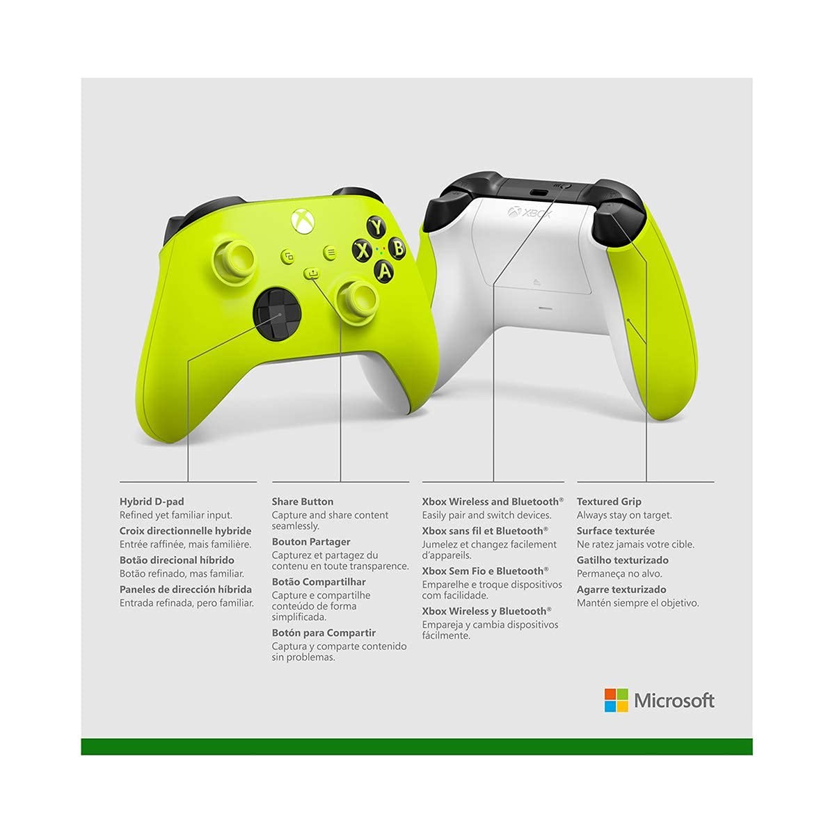 Electric Volt Wireless Xbox Controller (Renewed)