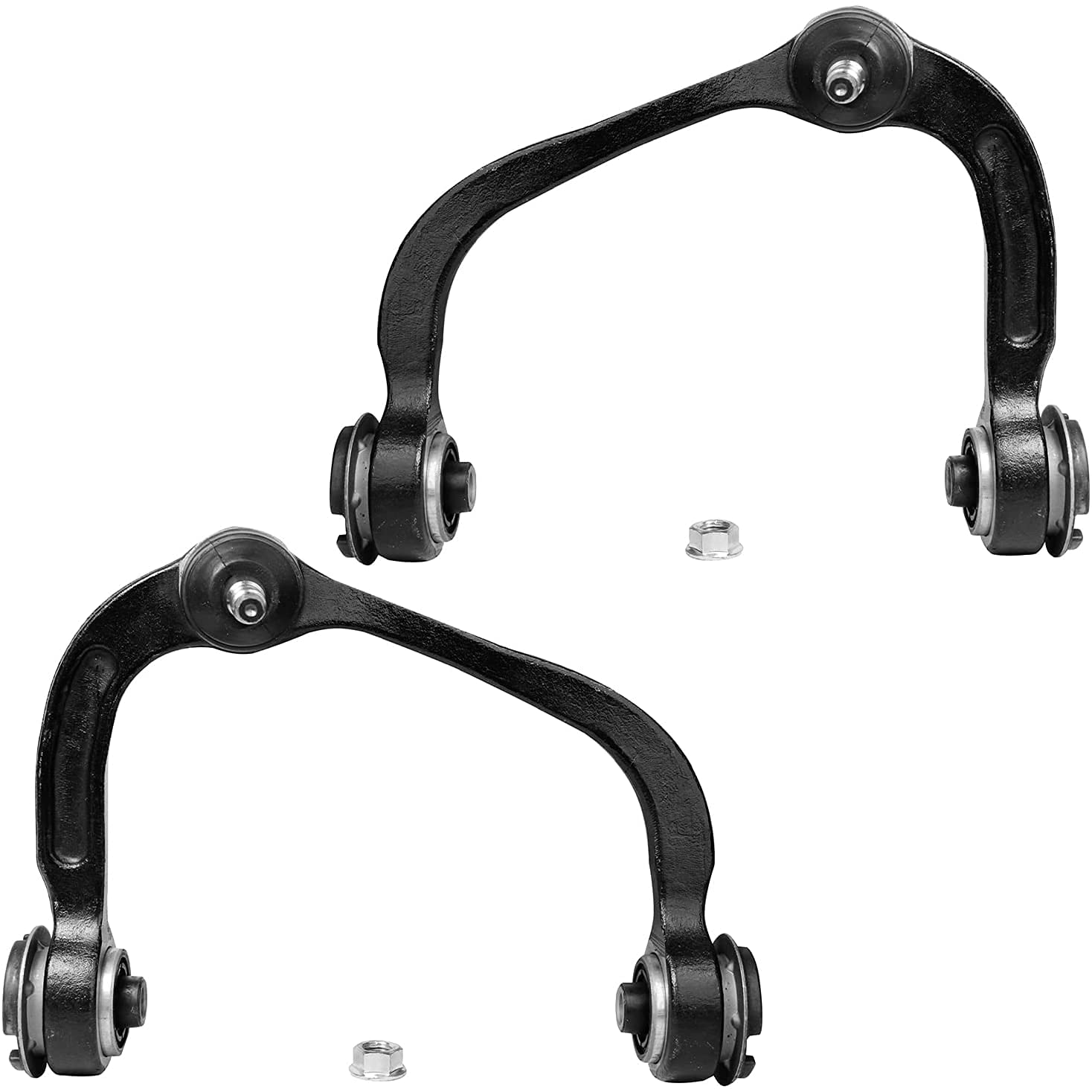 Detroit Axle - Front 6pc Suspension Kit for Ford F-150 2004 2005 2006 2007 2008, 2 Upper Control Arms w/Ball Joints + 2 Lower Ball Joints + 2 Outer Tie Rod Ends, Replacement 06-08 Mark LT
