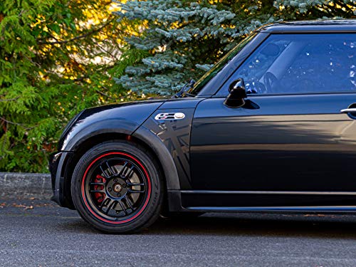 CravenSpeed Union Jack Side Scuttle Panel Decal Kit for Mini Cooper R53 2001-2006 (Matte Black)