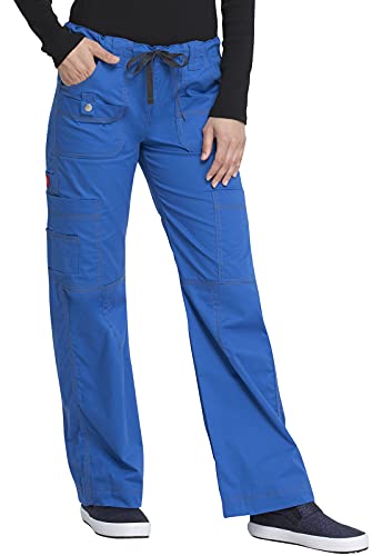 Dickies womens Genflex Cargo Scrubs Pant, Royal, XX-Large Petite