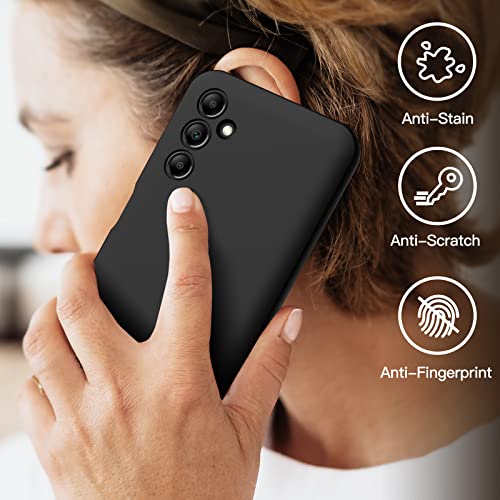 JETech Slim Fit Case for Samsung Galaxy A14 5G 6.6-Inch (Not for A14 4G), Soft TPU Thin Protective Phone Cover with Matte Finish, Shockproof (Black)
