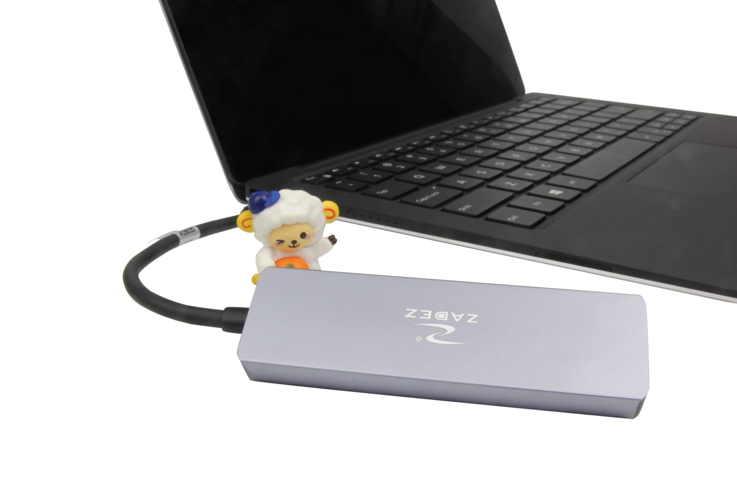 ZADEZ ZAH-514 USB-C Hub 4-in-1 Type-C (USB-C) Connection Standard, HDMI Port 4K (30 Hz) - Charge Port 60W - Data Transfer(up to 4.8 Gbps) Aluminum Material, Maximum Heat Dissipation
