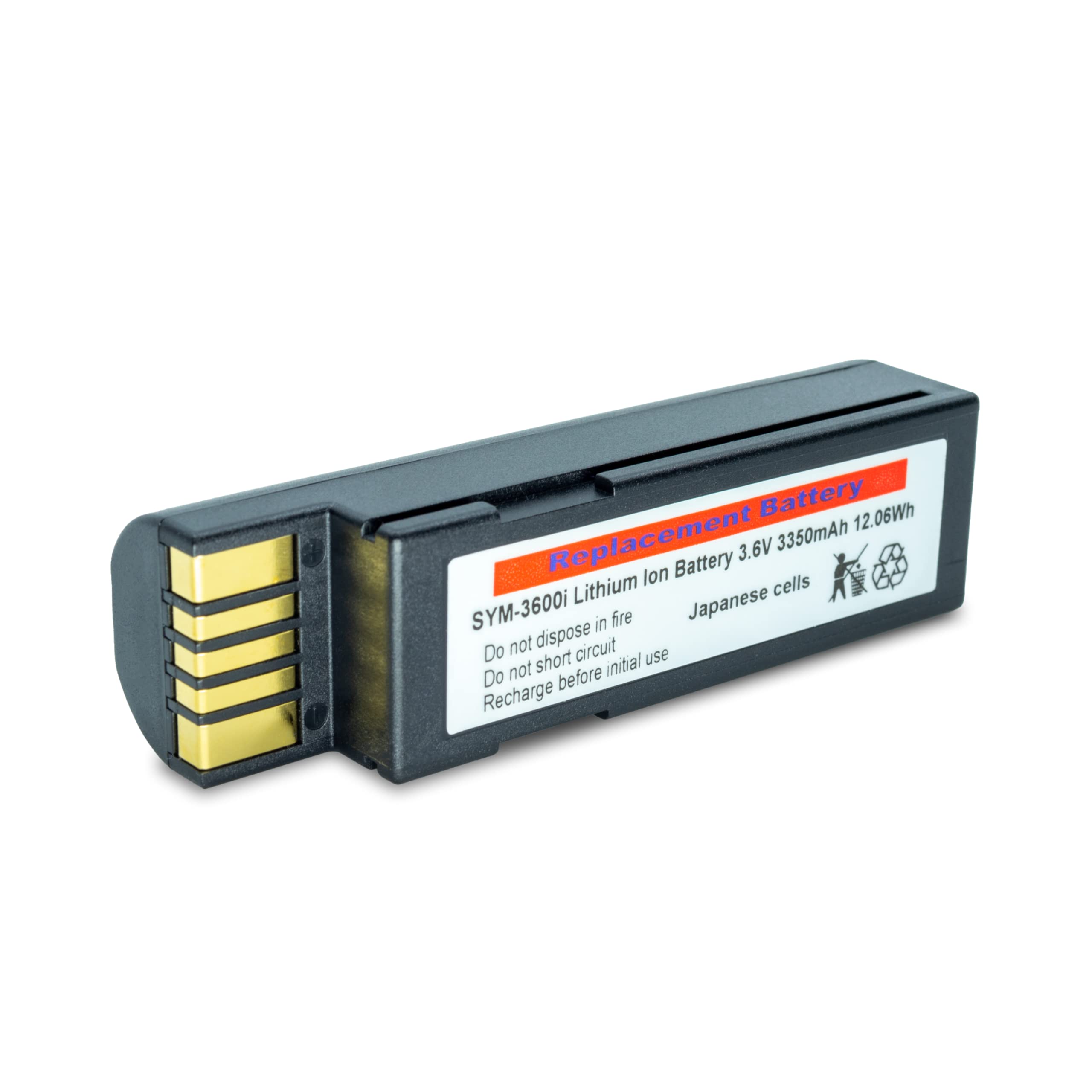 Replacement Battery for Zebra DS3678, LI3678 Ultra Rugged Wireless Barcode Scanners, Li-Ion 3.6V, 3350mAh | Replaces BTRY-36IAB0E-00, 82-166537-01, BT-000341-01