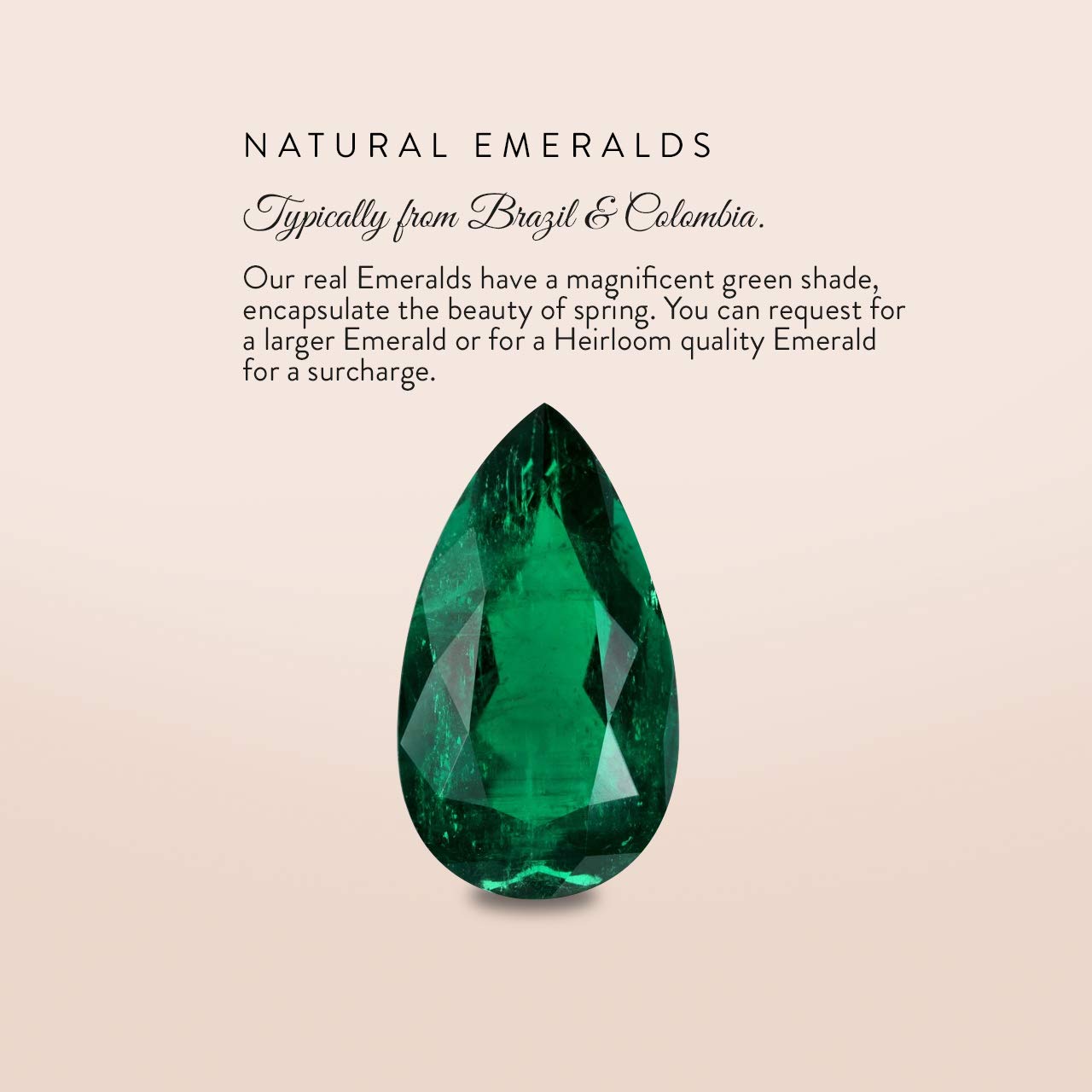 Diamondere Natural and Certified Emerald and Diamond Engagement Ring in 14K White Gold | 0.77 Carat Sidestone Ring for Women, US Size 7