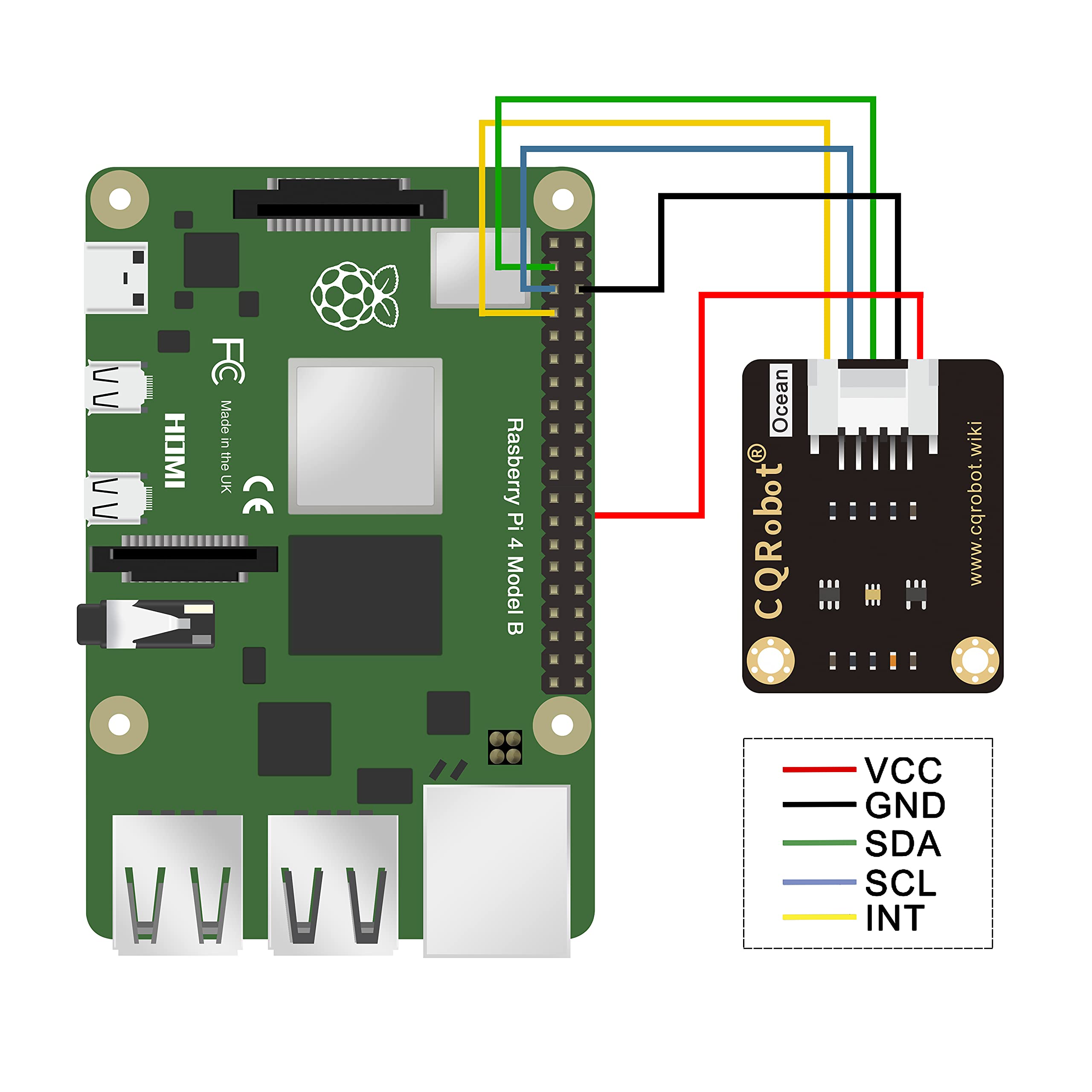 CQRobot Ocean: TSL25911FN Ambient Light Sensor Compatible with Raspberry Pi, Arduino, STM32. 0 to 88000Lux Detection Range, 600M: 1 Wide, for Industry, Mobile Phone, Computer, Lighting, GPS, etc.