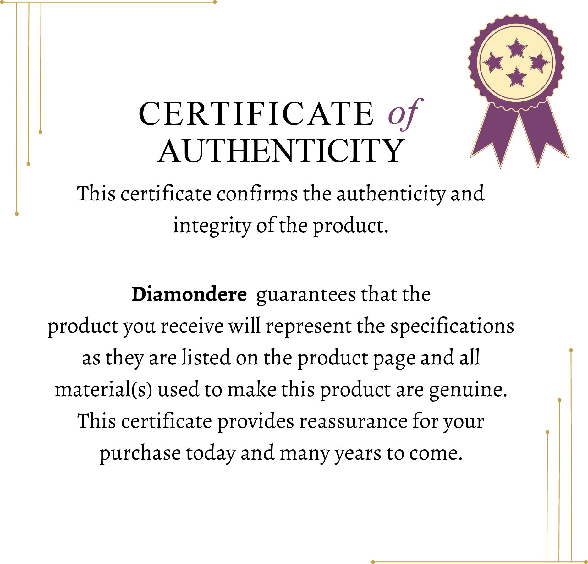 Diamondere Natural and Certified Diamond Cross Necklace in 10k White Gold | 0.20 Carat Pendant with Chain