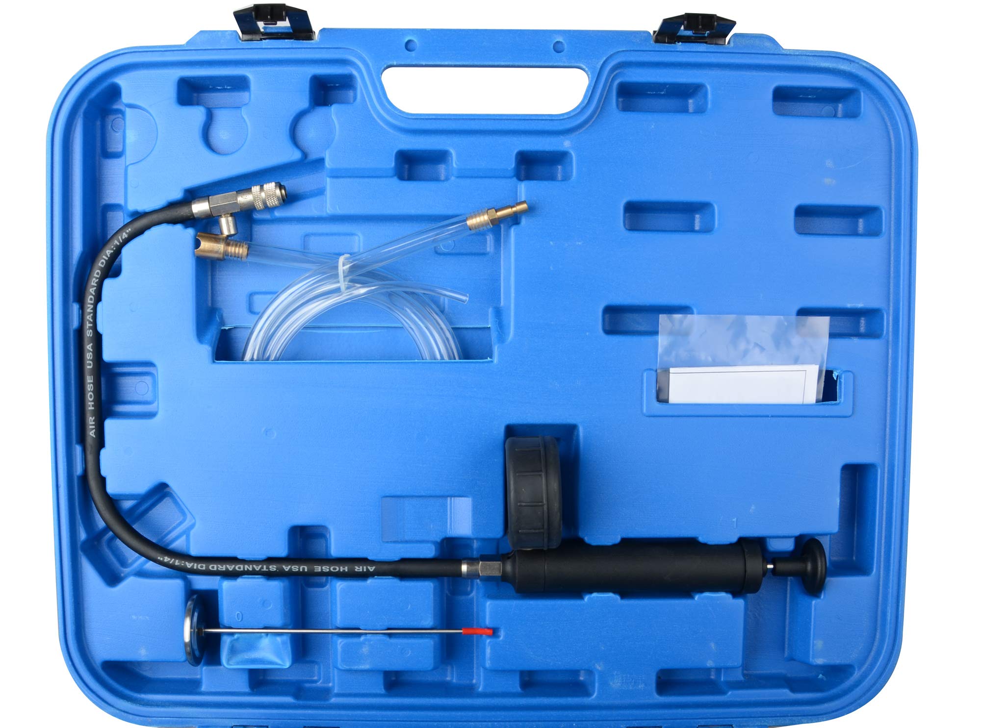 DAYUAN 28pcs Universal Radiator Pressure Tester Kit, coolant Pressure Tester kit coolant Vacuum Refill kit for Cooling System