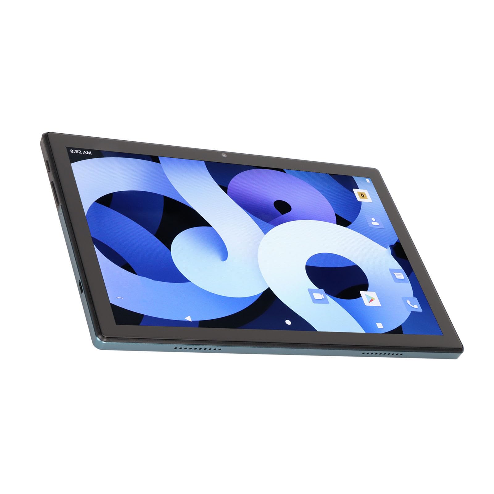 Digital Tablet, 12GB RAM 512GB ROM 10.1 Inch Multi Interface Tablet Front 8MP Rear 16MP for Video for Working (Blue)