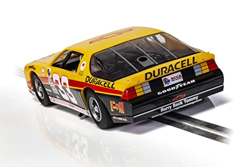 Scalextric Chevrolet Camaro IROC SCCA Trans-Am Duracell 1:32 Slot Race Car C4220, Yellow, Red & Black