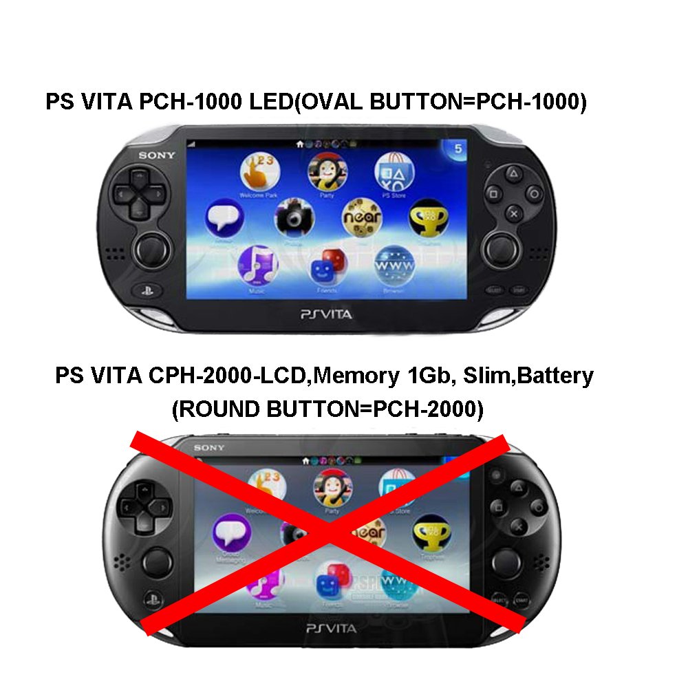 Cosmos Black Aluminum Metallic Protection Hard Case Cover for Playstation PS VITA 1000 Series, Fits for Oval Start & Select Button Only (NOT for PSV 2000 Slim Version)