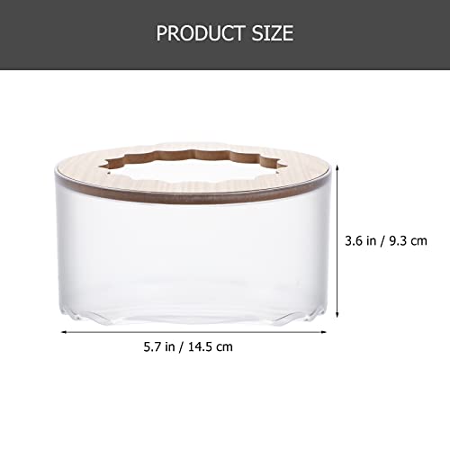 LUOZZY Hamster Bathroom Hamster Sand Bath House Rat Toilet Hamster Hideout Hamster Bath Box (A)