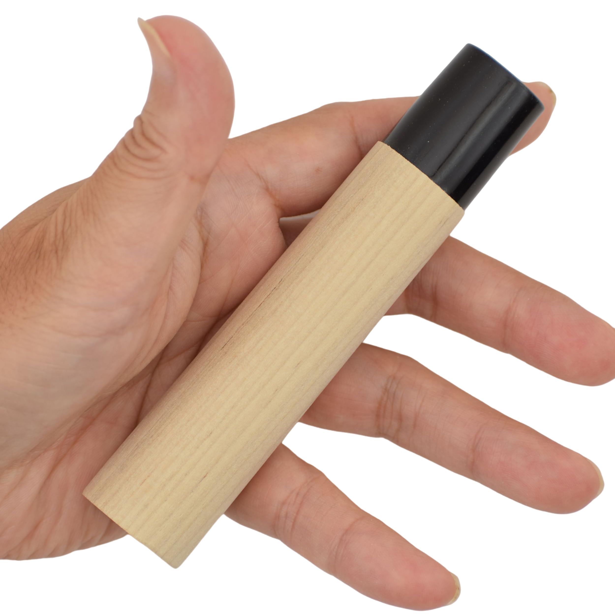 Knife Handle Japanese Chef Knife Repair Handle Knife Natural Wood Handle Replacement Nakiri Deba Yanagiba (Nakiri-1)