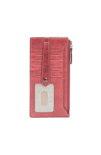 Frye Womens Melissa Snap Card Wallet, Burgundy, One Size US