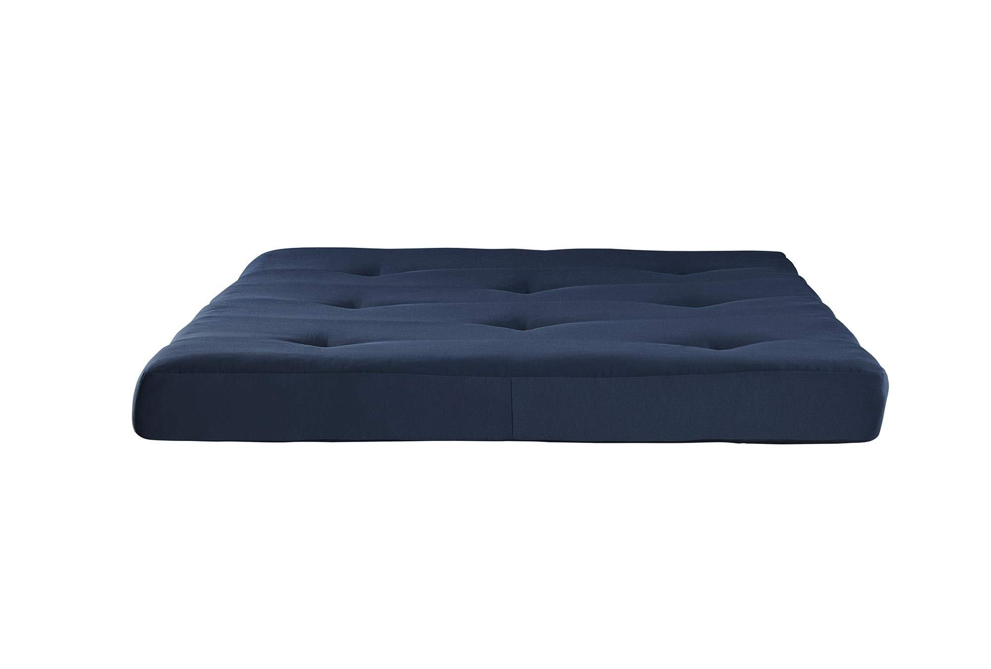 DHP 6" Microfiber Futon Mattress Sofa Bed, Full, Blue