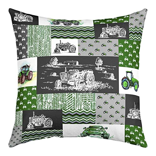 Erosebridal Tractor Comforter Set & 1 Pillow Cover 18x18