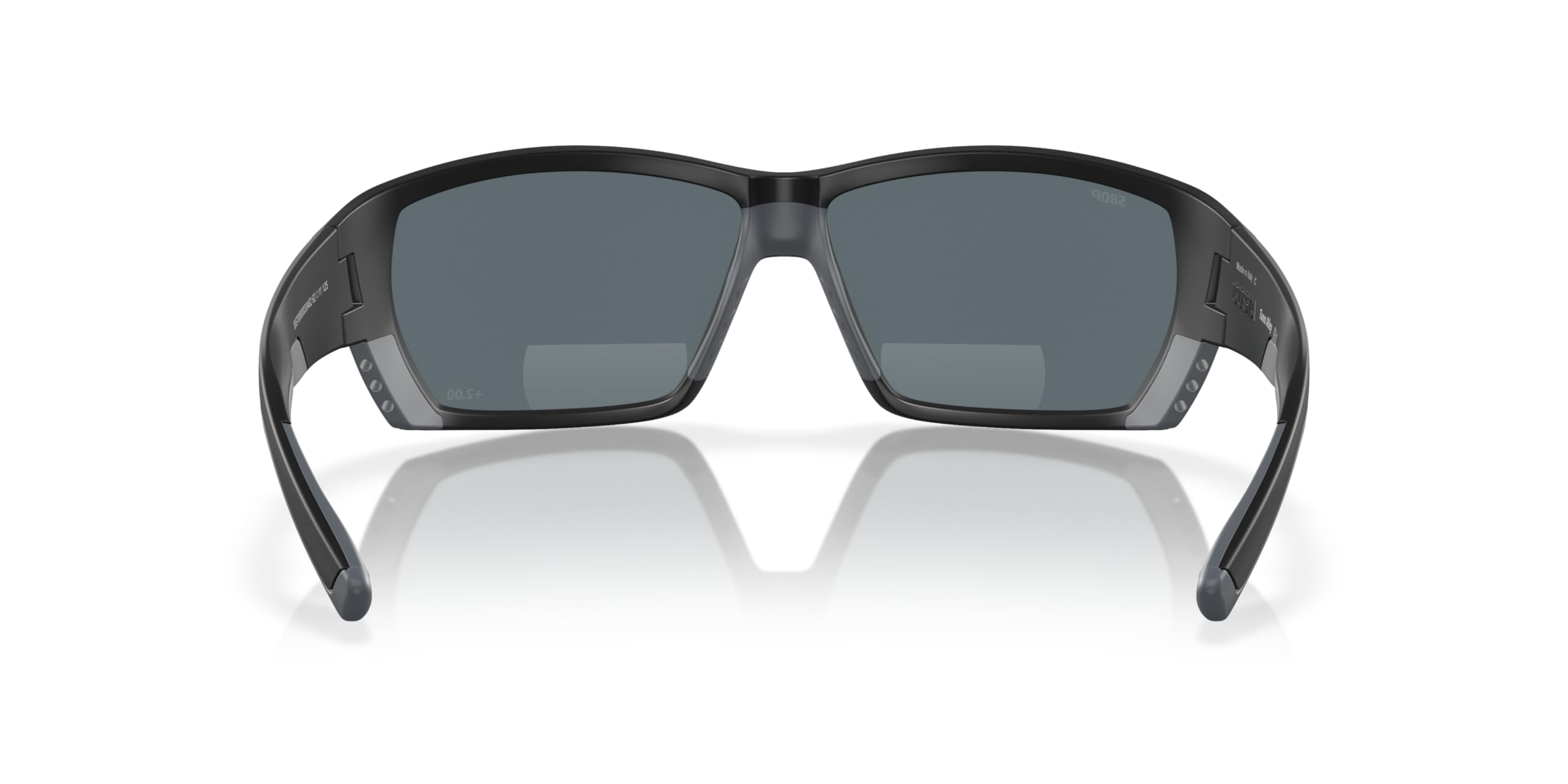 Costa Del Mar Man Sunglasses, Matte Black Frame - Blue Mirror Lenses - 62MM