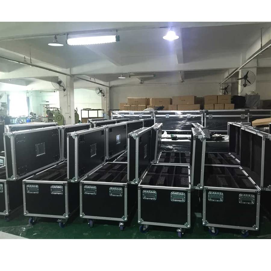 Flightcase for Beam 7R 230W Moving Head Stage Light Roadcase 2Lights in 1Case Sharpy Lamb GOBO Lyre DMX Rainbow Effect Dj Bar Party (2Pcs Flightcases)