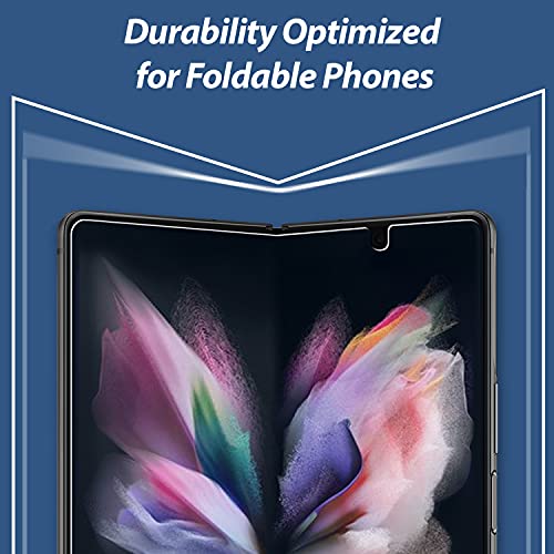 Whitestone Premium Film Screen Protector for Samsung Galaxy Z Fold 3 2021, Self Healing HD Clear EPU Film