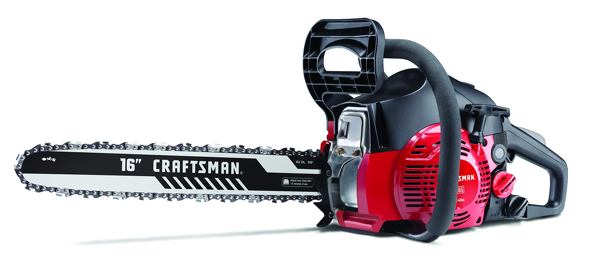 CRAFTSMAN Gas Powered Chainsaw, 16-inch, 42cc, 2-Cycle (S165)