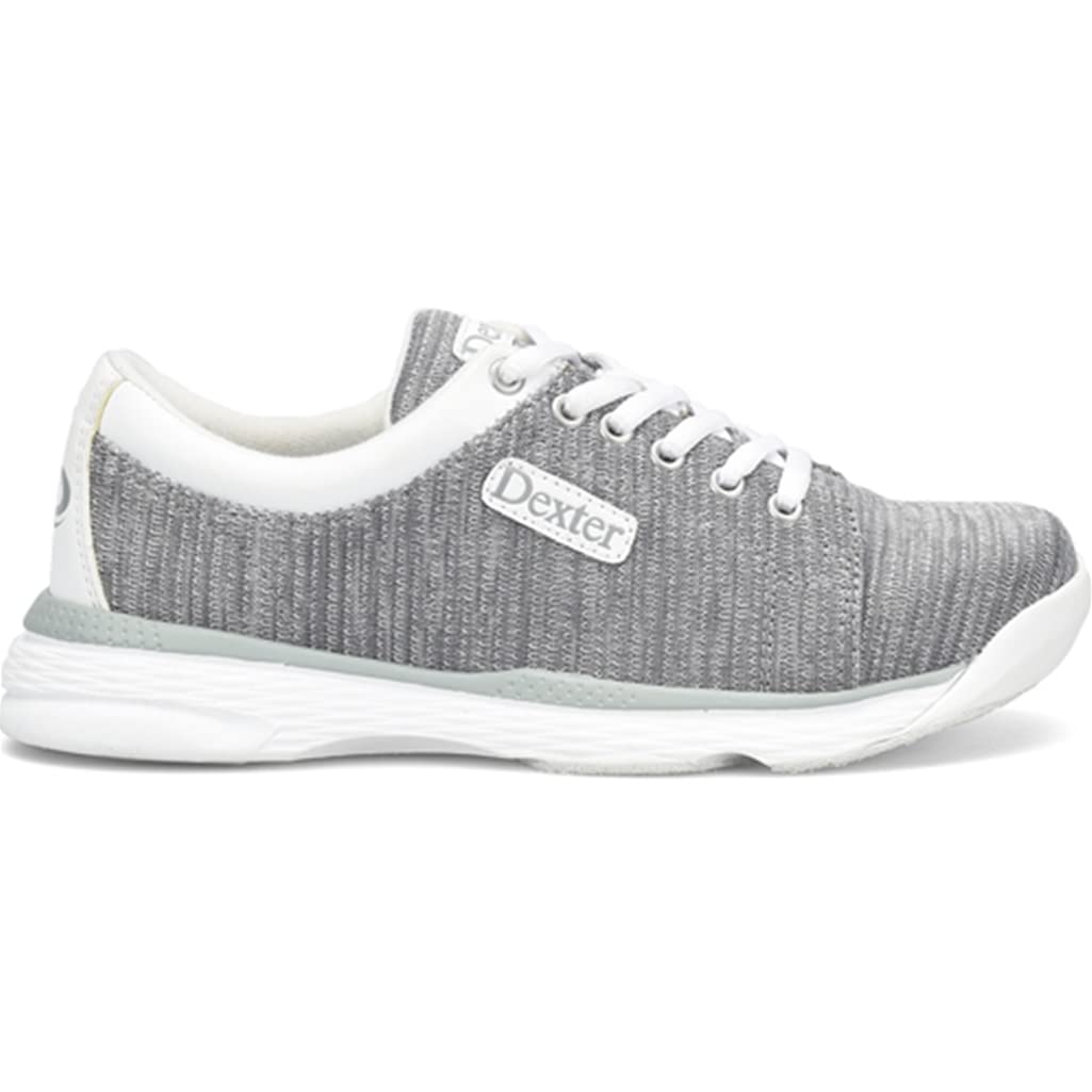 Dexter Womens Ainslee Bowling Shoes Wide Width - Grey/White 9