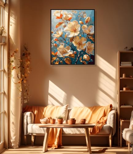 DoMyArt Paint by Numbers Kit for Adults, DIY Acrylic Painting on Canvas Home Decor Wall Art (Street)