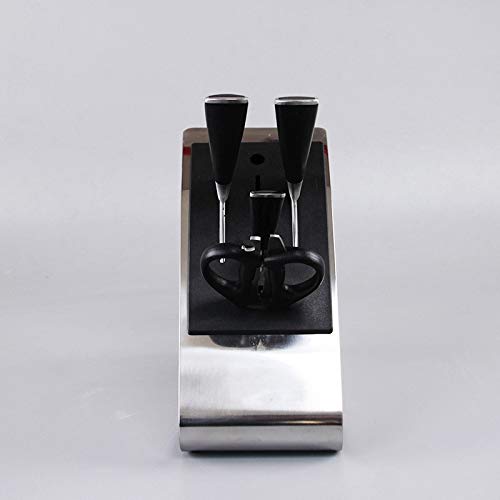 JHHDP Knife Holder Knife Holder 304 Stainless Steel Kitchen Rack Simple Knife Holder Storage Box Insert Knife Holder