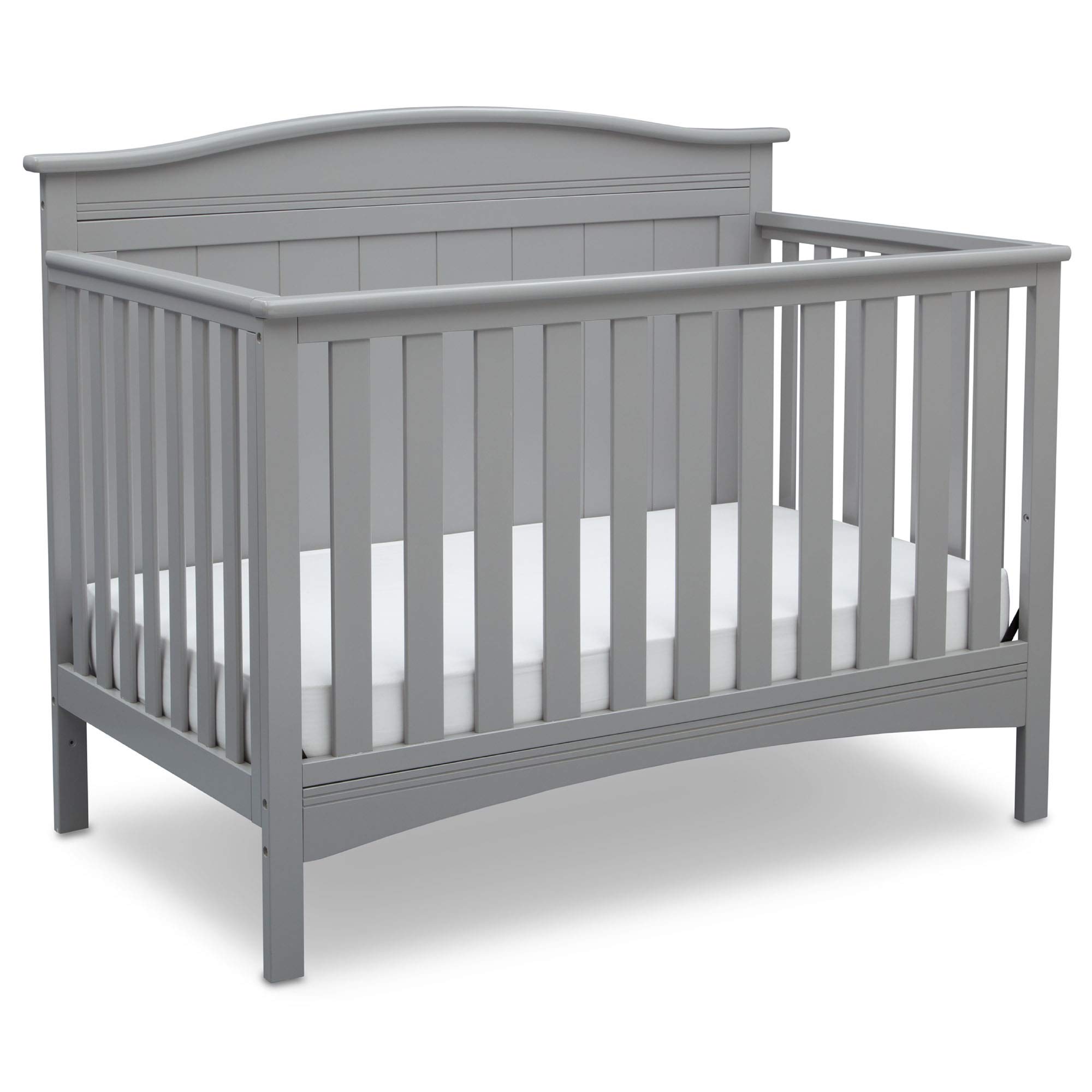 Delta Children Bennett 4-in-1 Convertible Baby Crib, Greenguard Gold Certified, Grey
