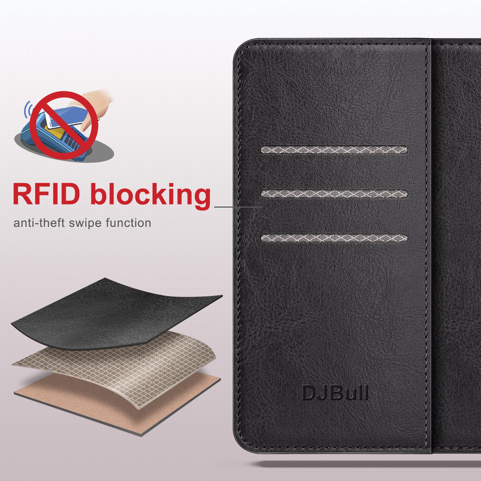 DJBull 2-in-1 Detachable for Google Pixel 7 5G Wallet case with Credit Card Holder【RFID Blocking】,Flip Folio Book PU Leather protective Cover Women Men for Pixel 7 Phone case Light Brown