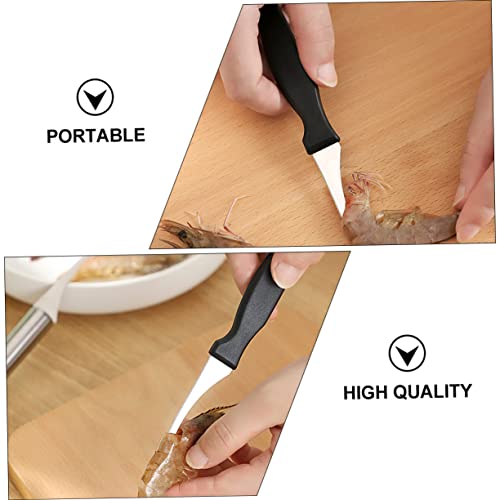 Seafood Tools 4pcs Shrimp Thread Cutter Crab Scissors Debarking Tool Oyster Opener Household Tools Shrimp Peeler Tool Shrimp Line Peeler Shrimp Remover Cutter Shrimp Line Cutter