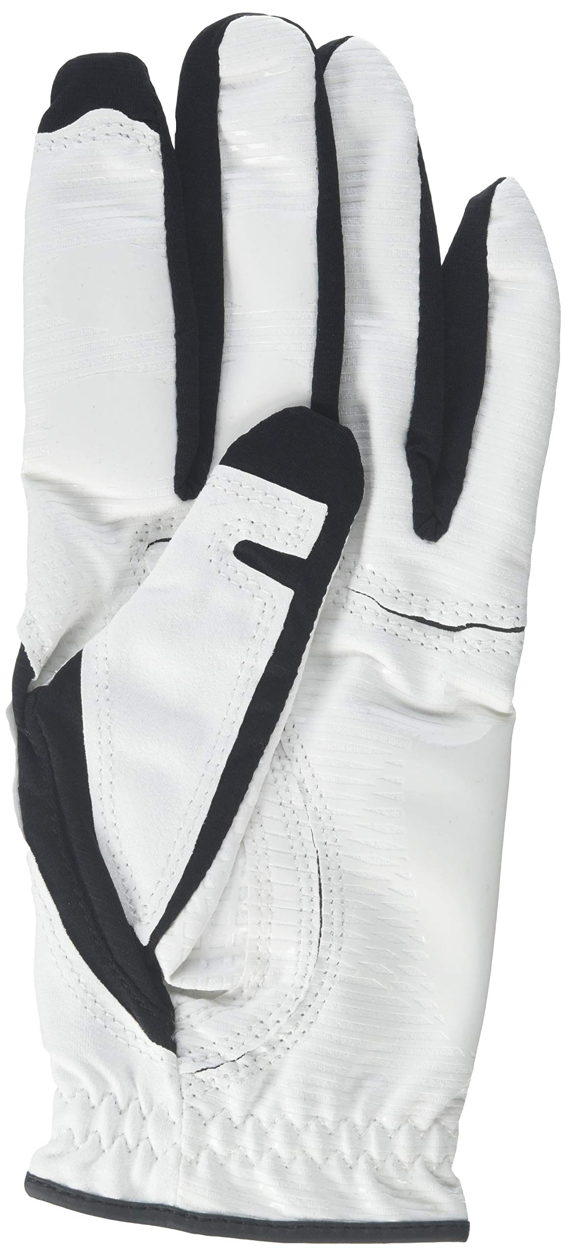 Copper Tech Gloves Men's COPTECWTBKMXL Golf Glove with Spider Tacky Grip, X-Large, White/Black