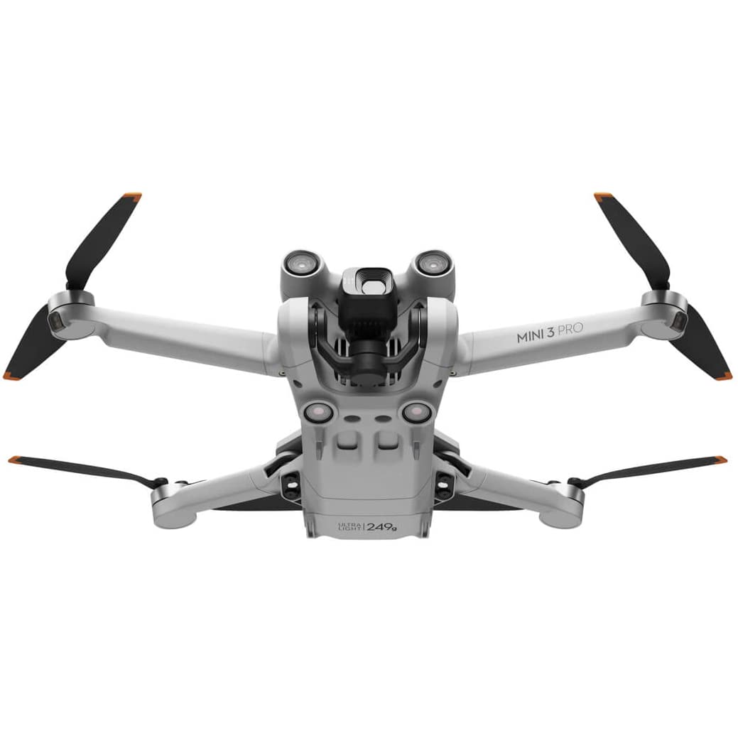 DJI Mini 3 Pro Camera Drone Quadcopter + RC-N1 Remote Controller (No Screen) + Fly More Kit, 4K/60fps Video, 48MP Photo, Tri-Directional Obstacle Sensing, Bundle with Deco Gear Backpack + Accessories
