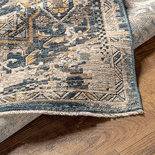 Mark&Day Area Rugs, 2x4 Havelock Traditional Teal Area Rug, Blue/Grey/Beige Carpet for Living Room, Bedroom or Kitchen (2'7" x 4')
