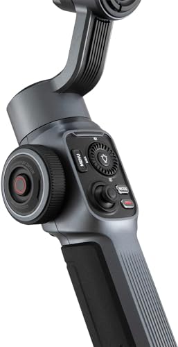 Zhiyun Smooth 5 Smartphone Gimbal Stabilizer for iPhone 14 Pro Max Plus 13 Mini 12 11 XS X XR 8 Professional 3-Axis Phone Gimbal Video Stabilizer with Face Object Tracking Timelapse