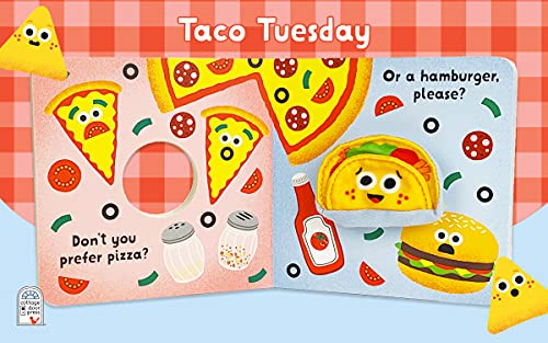 Taco Tuesday Finger Puppet Board Book for Little Taco Lovers, Ages 1-4 (Finger Puppet Book)