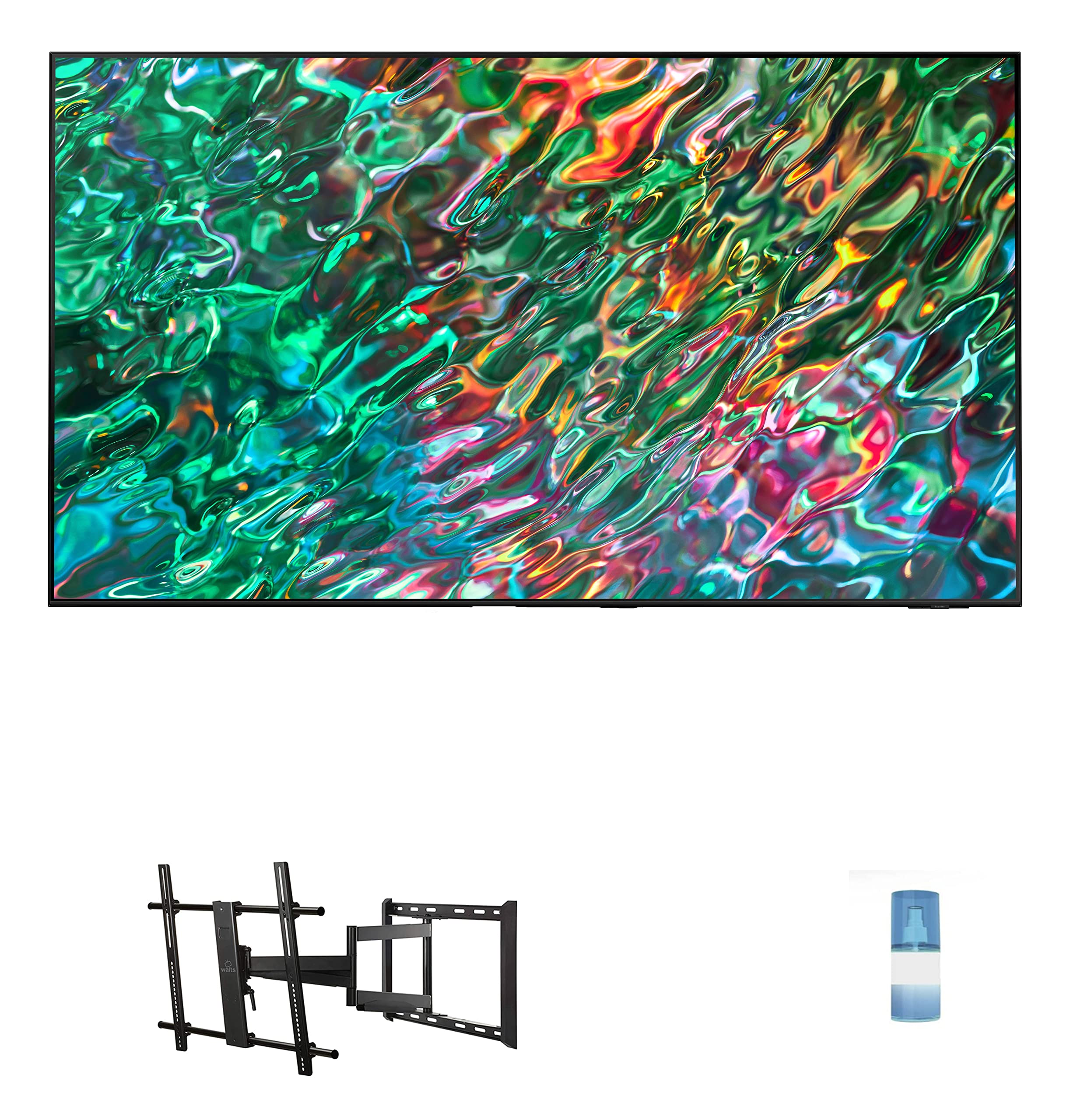 SAMSUNG QN50QN90BAFXZA 50" QLED Quantum Matrix Neo 4K Smart TV with a Walts TV Large/Extra Large Full Motion Mount for 43"-90" Compatible TV's (2022)(USED)