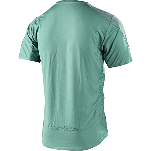 Troy Lee Designs Cycling MTB Bicycle Mountain Bike Jersey Shirt for Men, Drift Jersey SS (Glass Green, Large)
