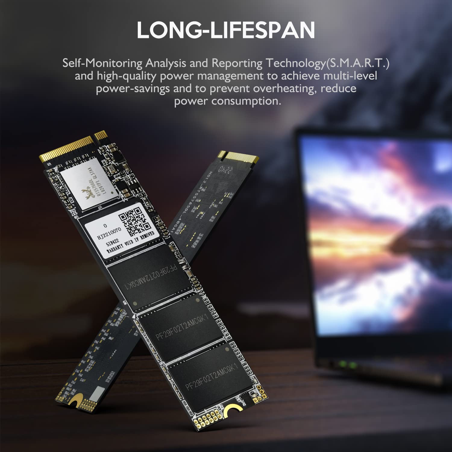 innomaker 1TB SLC Cache 3D NAND TLC NVMe M.2 2280 PCIe Gen 3x4 Internal SSD Solid State Hard Drive Memory Card Read/Write Speed up to 3500/2200MB/s for Laptop PC Desktop ARM SBC Boards (1TB)