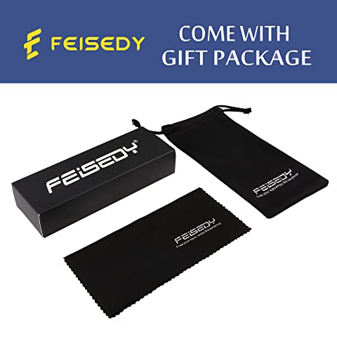 FEISEDY Chunky Rectangle 90s Sunglasses Men Women Crystal Sunglasses UV400 Sparkling Fahion Temple B2880