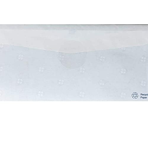 Faithful Supply 1.5 inch, 1,200/roll Clear Circle Seal Stickers Great as Envelope Seal Stickers, Clear Stickers, Circle Tape, Clear Circle Labels and Envelope Seals.