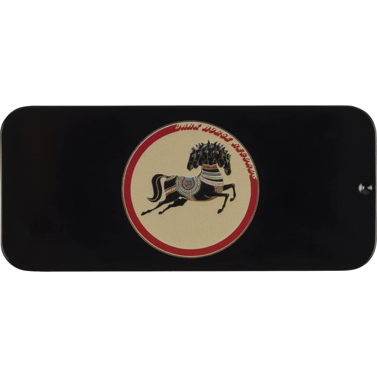 Fender George Harrison Dark Horse Pick Tin, 351 Shape, Medium, 6-Pack
