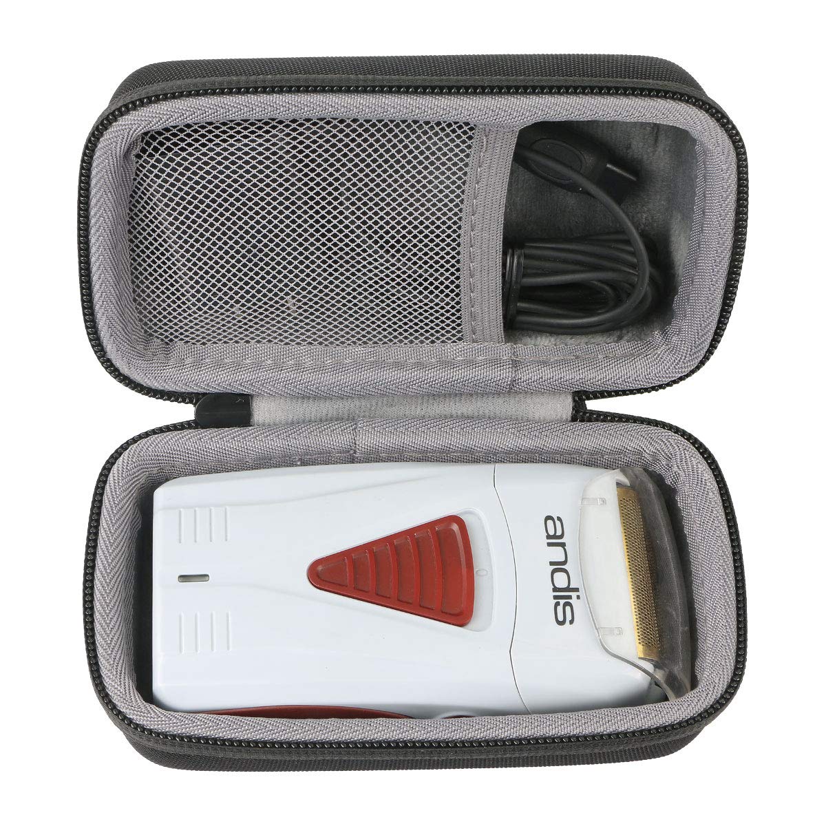 co2CREA Hard Travel Case Replacement for Andis 17150 Profoil Lithium Foil Shaver (Black Case -Smaller)