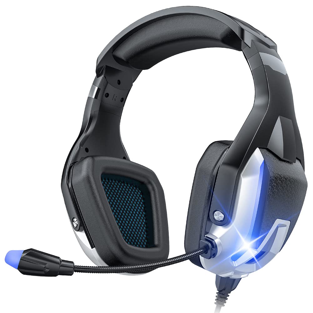 FEIYING Gaming Headset PC Gaming Headphones with Microphone Headset Over-Ear Noise Cancelling