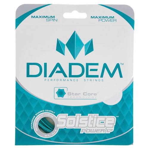 Diadem Solstice Power (17-1.20mm) Tennis String (Teal)