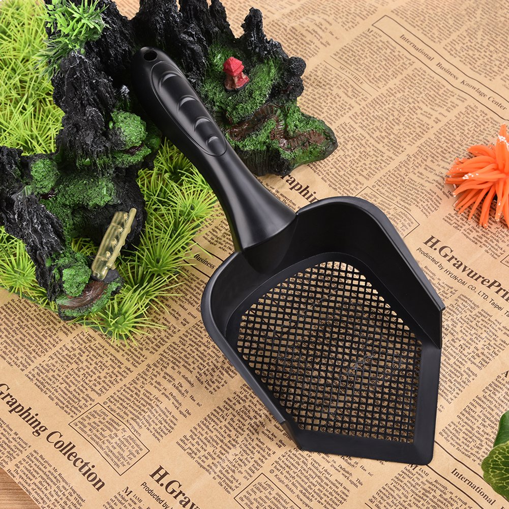 DHXYZZB Cat Litter Scoop, Small Holes 3.0MM Fine Litter Scooper Shovel for Cat Dog Rabbits Hamster Snake Sifter Scoops PVC Non-Toxic