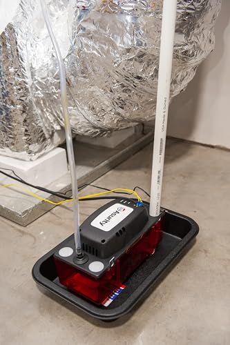 DiversiTech CP-22 Series Automatic Condensate Pump for HVAC/R Equipment, Condensation Removal Pump with Removable Check Valve, 120V, 22' Lift