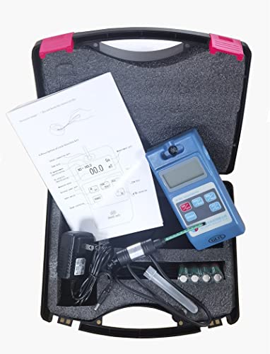 GLTL Gaussmeter Tesla Meter Surface Magnetic Field Tester with N/S Function + Metal Probe