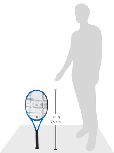 Dunlop Sports PRO 255 Pre-Strung Tennis Racket, 1/4 Grip