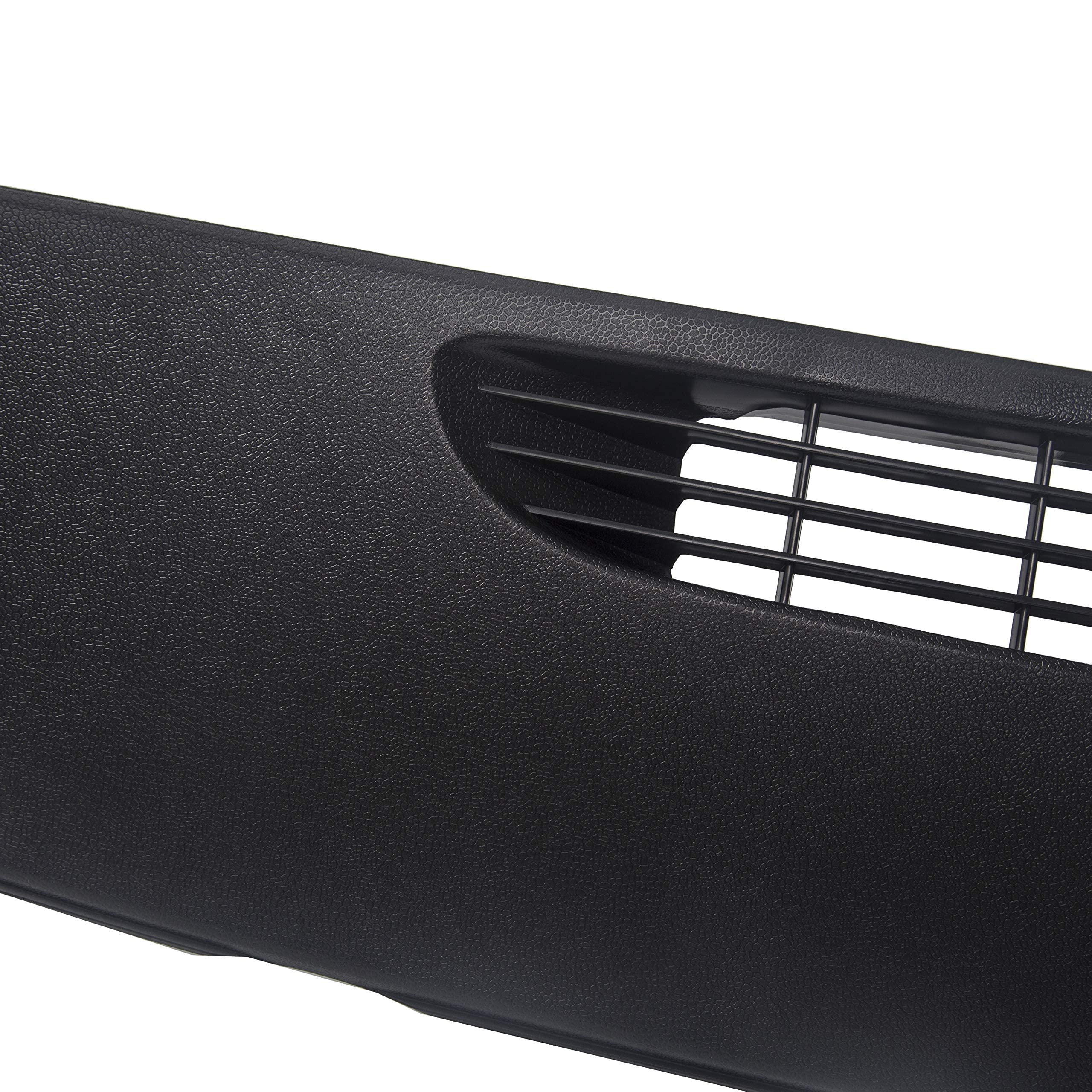 ECOTRIC Molded Front Dash Compatible with 2007-2013 Cadillac Escalade, Avalanche/Silverado/Suburban/Tahoe, GMC Sierra/Yukon Replace for 23224733 Defrost Vent Grille Cover Black